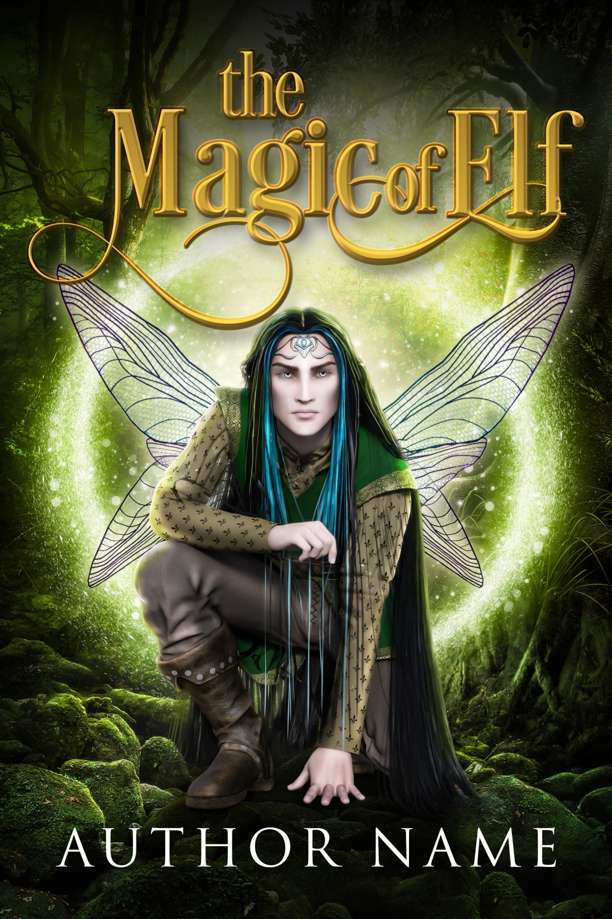 The Magic Of The Elf The Book Cover Designer