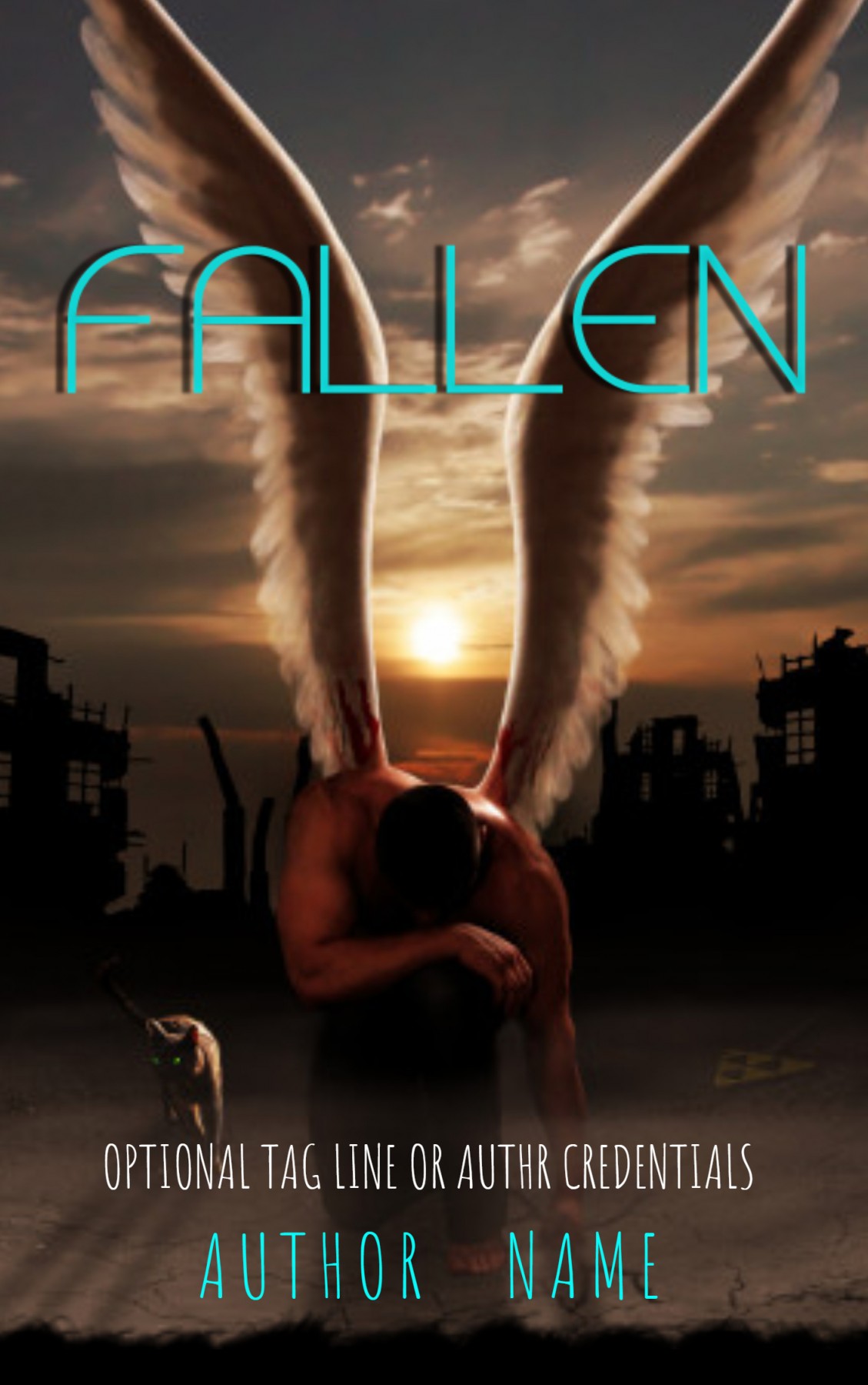 Fallen Book Cover Model