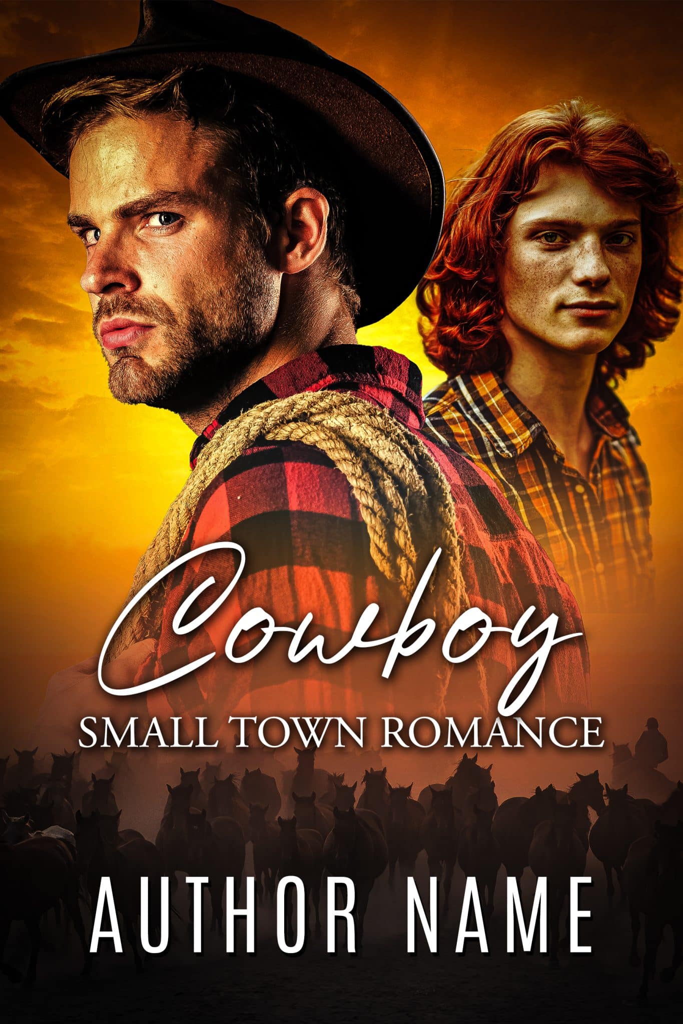 Cowboy: Small Town Romance - The Book Cover Designer