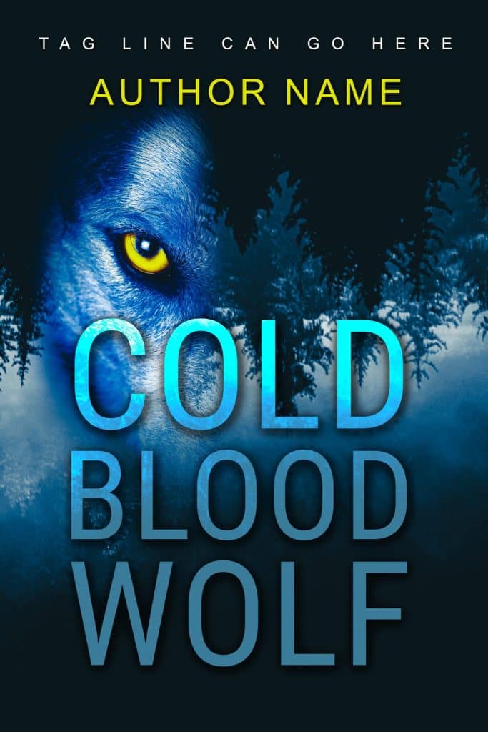 Cold Blood Wolf - The Book Cover Designer