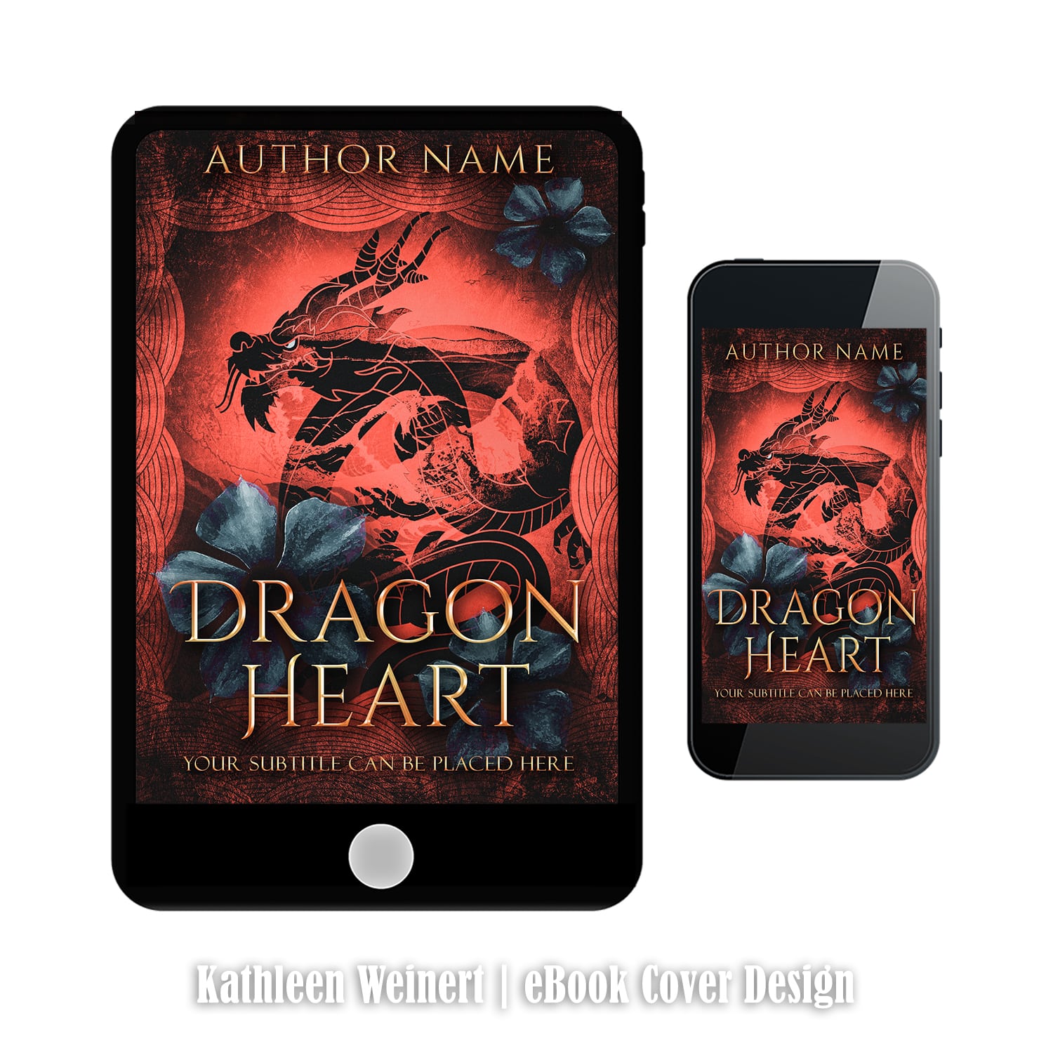 DRAGON HEART – Premade Fantasy / Asian Fantasy Book Cover - The Book ...