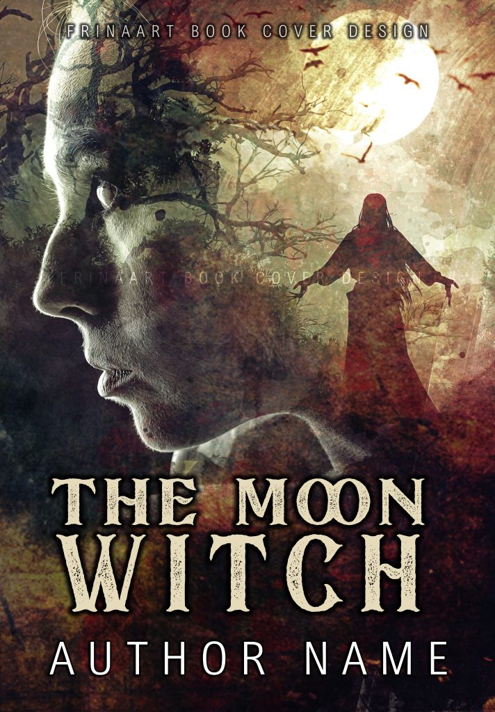 THE MOON WITCH – Dark Fantasy Premade Cover - The Book Cover Designer