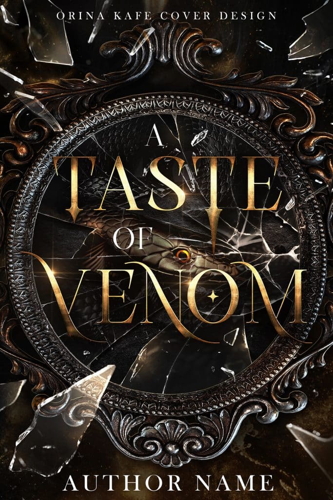 A Taste of Venom (Romantasy, Dark Romance) - The Book Cover Designer